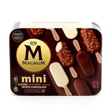 MAGNUM MINI CLASSIC ALMOND WHITE x8 in dettaglio | Ipertriscount Spesa ...