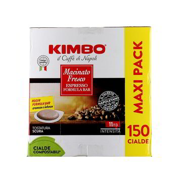 CIALDE ESPRESSO FORMULA BAR KIMBO 150 pezzi in dettaglio ...