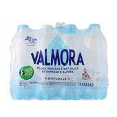 ACQUA MINERALE NATURALE VALMORA 12 bottiglie PICCOLE DA 500 ml in ...
